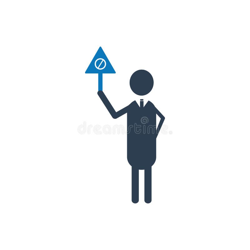 Pare el icono del vector ilustración del vector. Ilustración de ...