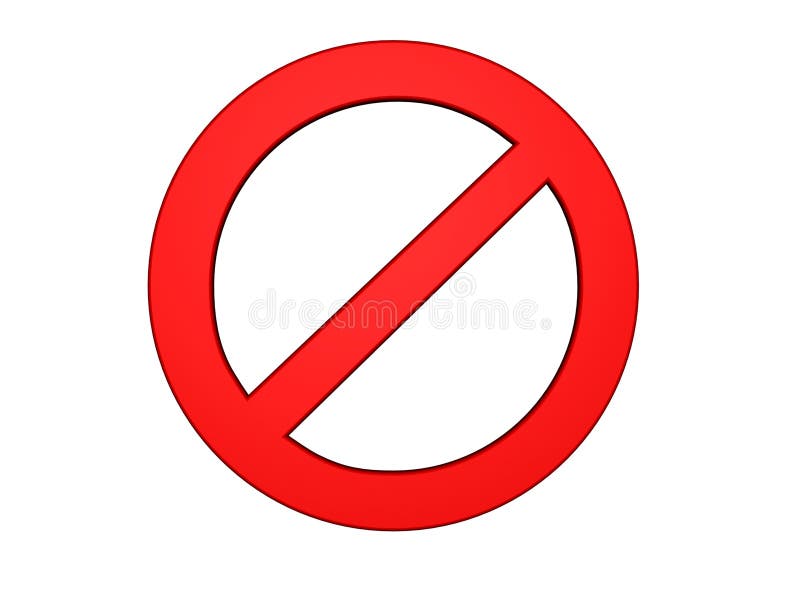 Pare o símbolo ilustração stock. Ilustração de risco, etiqueta - 8512919