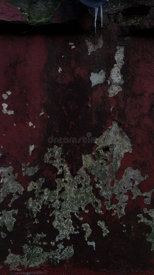 Pared Antigua De Desgaste Rojo Imagen de archivo - Imagen de pared ...