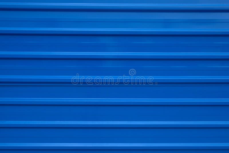 Pared Azul Del Metal Del Color Imagen de archivo - Imagen de desigual ...
