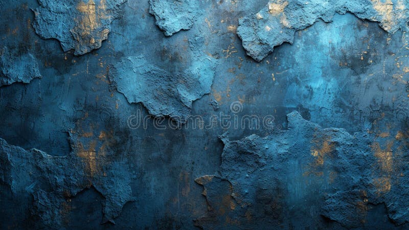 Pared De Cemento Oscuro Y Azul Foto de archivo - Imagen de pared, color ...