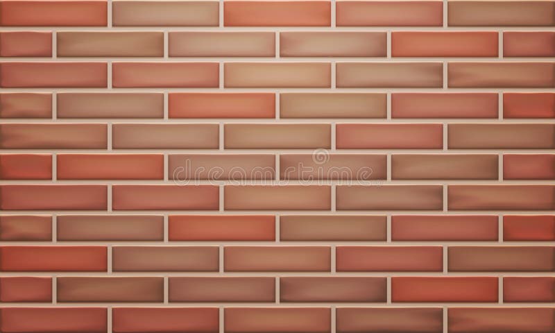 Pared De Ladrillo Del Vector Ilustración del Vector - Ilustración de ...