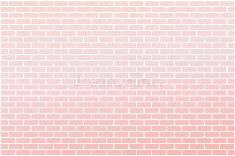 Pared De Ladrillo Rosa Degradado Ilustración del Vector - Ilustración ...