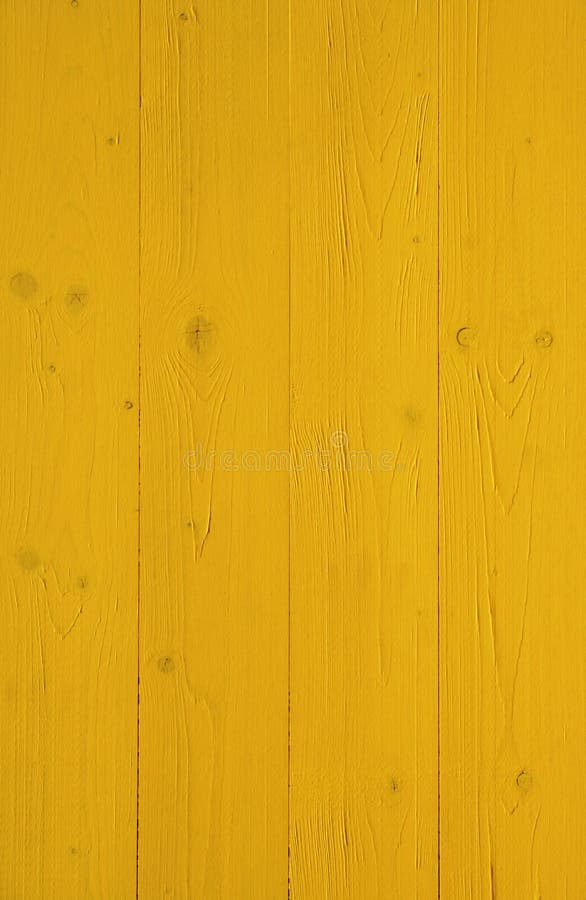 Pared De Madera Pintada Amarillo Imagen de archivo - Imagen de llano ...