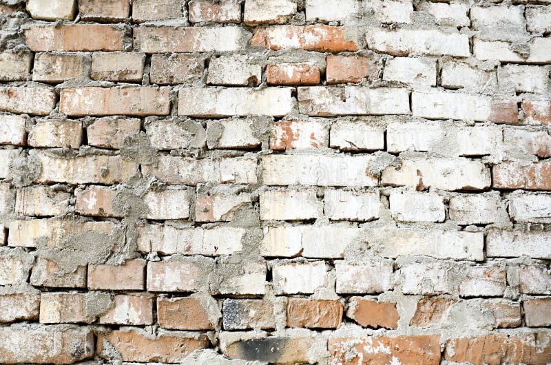 Pared Lisa Hecha De Ladrillos Imagen de archivo - Imagen de material ...