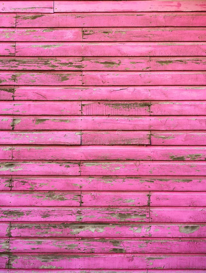 Pared Pintada Madera Rosada Del Caribe De Mahahual Imagen de archivo ...