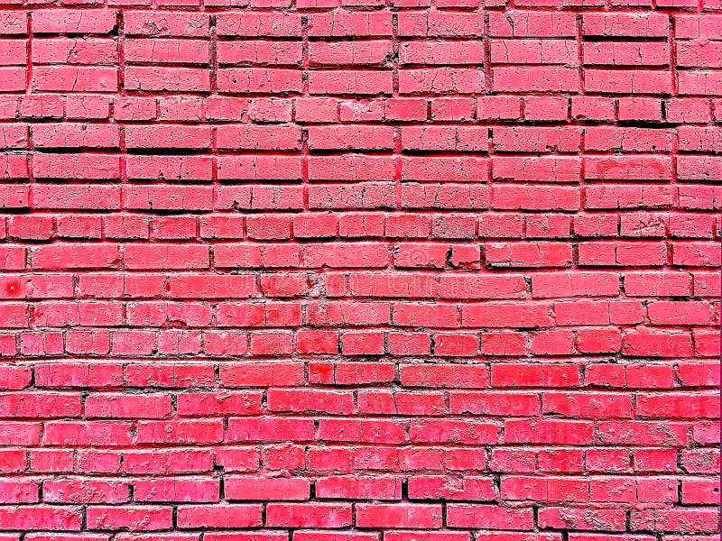 A Parede De Tijolo Velha Textura Do Vermelho De Tijolo Imagem De Stock