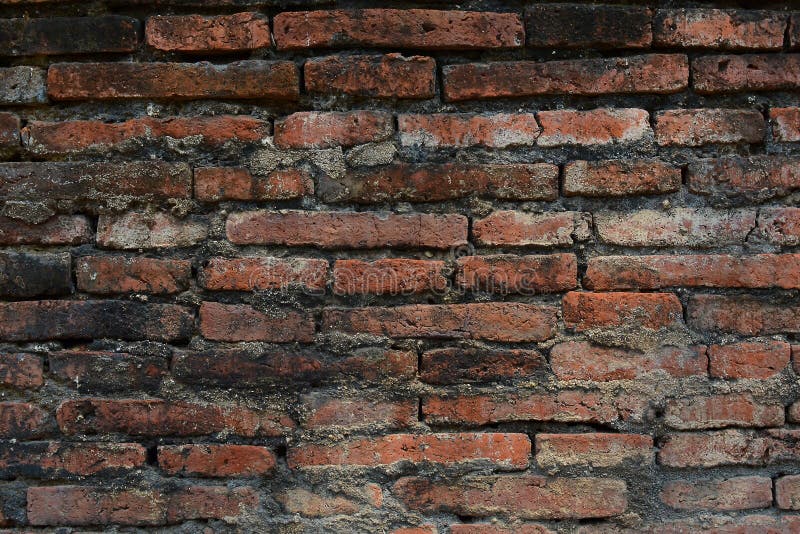 Parede De Tijolo Vermelho Velha Da Cidade Antiga Foto De Stock Imagem