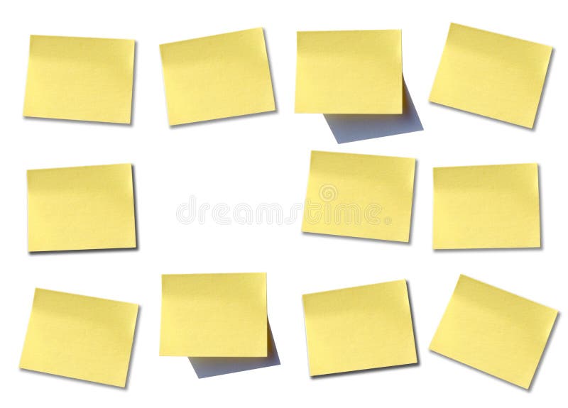 Parede do post-it foto de stock. Imagem de prancheta, boletim - 3030918
