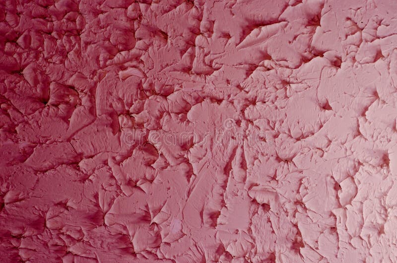 Parede Stuccoed Textura Cor-de-rosa Imagem de Stock - Imagem de ninguém ...