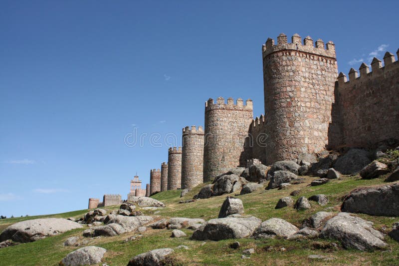Ciudad fortificada antigua foto de archivo. Imagen de antiguo - 14502822