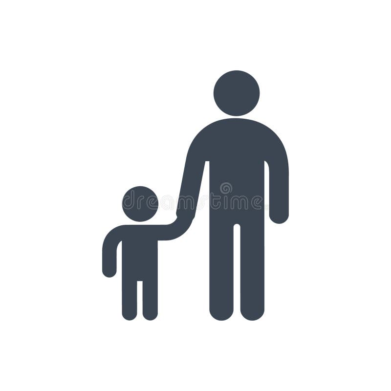 Parent and Child Icon stock vector. Illustration of sign - 361691108