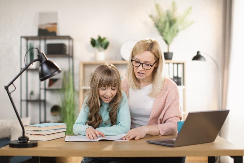 Parent Mom Teaching School Child Distance Learning Online Virtual Class ... Parent Mom Teaching School Child Distance Learning Online Virtual Class ...