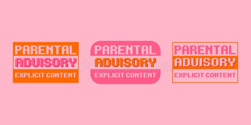 Parental Advisory Explicit Content Sign Stock Illustrations – 144 ...