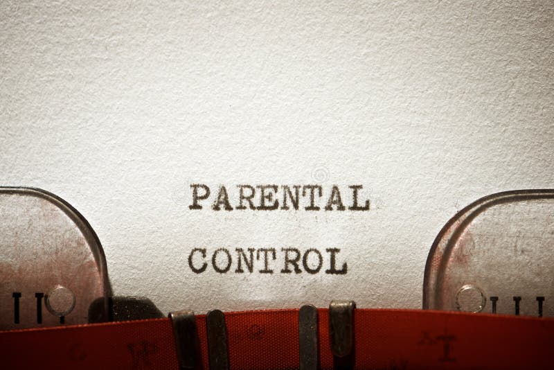 Parental control concept stock photo. Image of restricted - 260889880