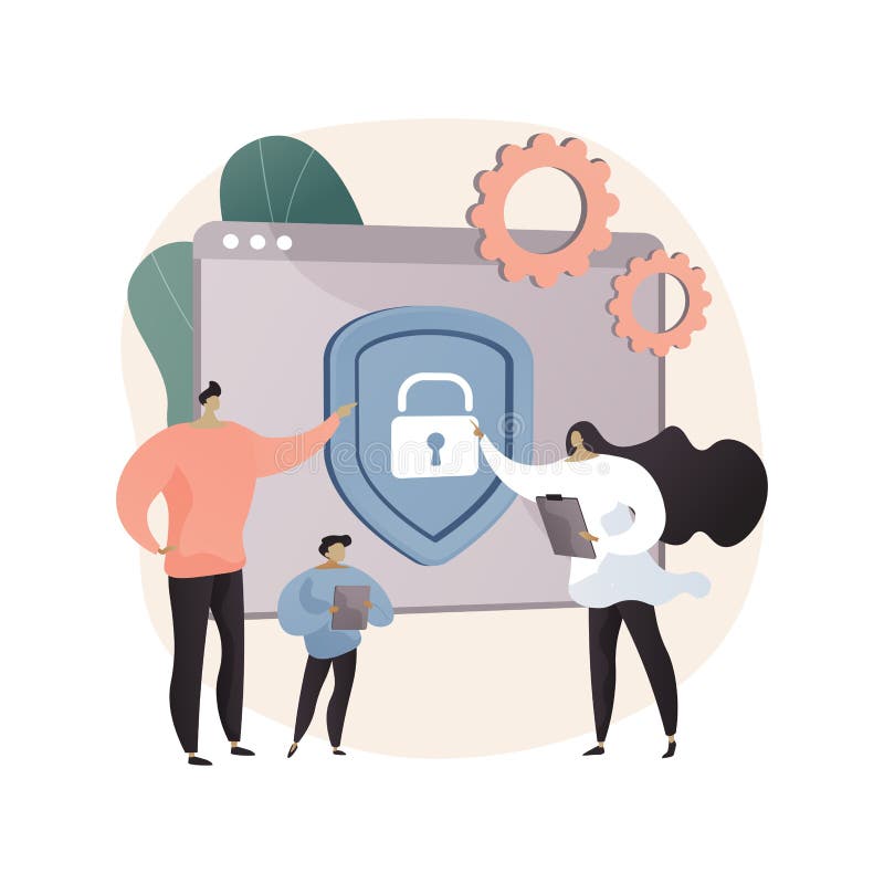 Parental Control for Kids Wellbeing App Interface Template. Stock ...