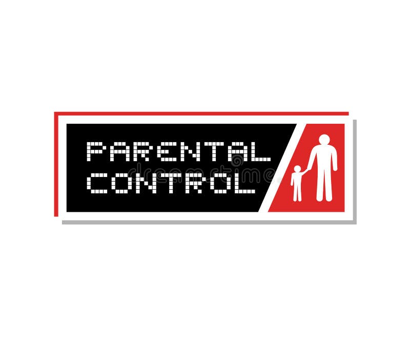 Parental Control Icon Design Stock Vector - Illustration of parent ...