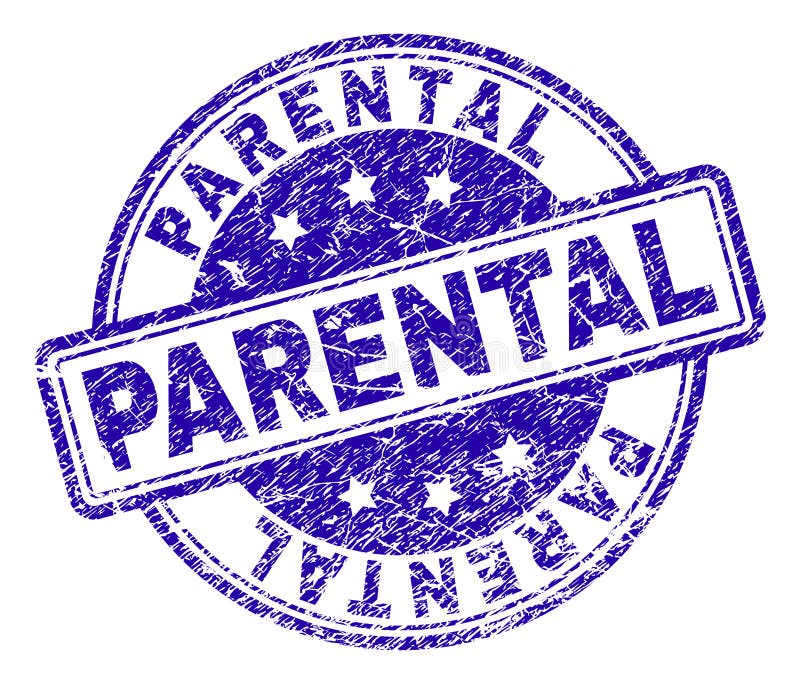 Grunge Textured PARENTAL Stamp Seal Stock Vector - Illustration of ...