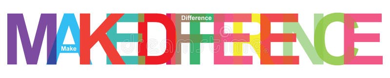 Make difference stock illustration. Illustration of community - 153558208