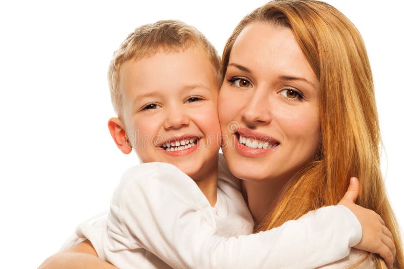 Parenting feliz foto de stock. Imagem de fêmea, loira - 28968118