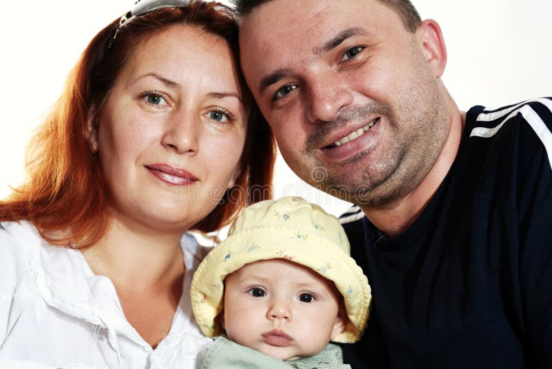 Parents stock image. Image of portrait, three, toddler - 6400655