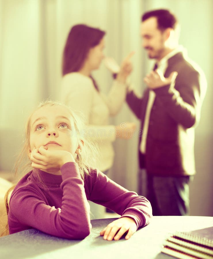 Parents arguing at home stock image. Image of european - 91267139