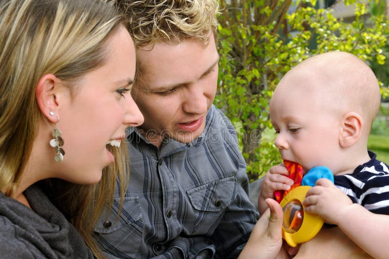 Parents and Child stock image. Image of baby, human, little - 10680603