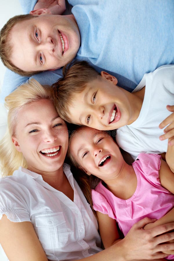 Parents with children stock photo. Image of girl, mother - 27879548