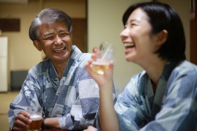 Parents and Children Drinking Alcohol Stock Image - Image of beer, aged ...