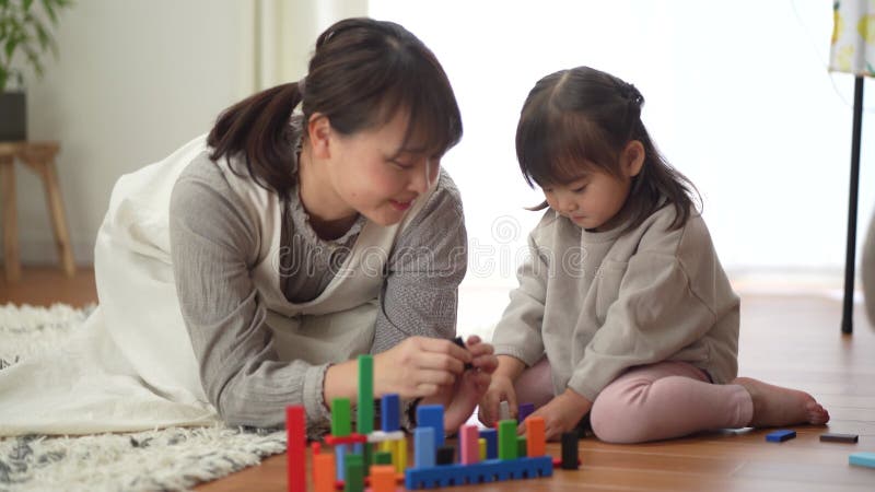 Parents and Children Playing Stock Video - Video of mother, play: 324919473