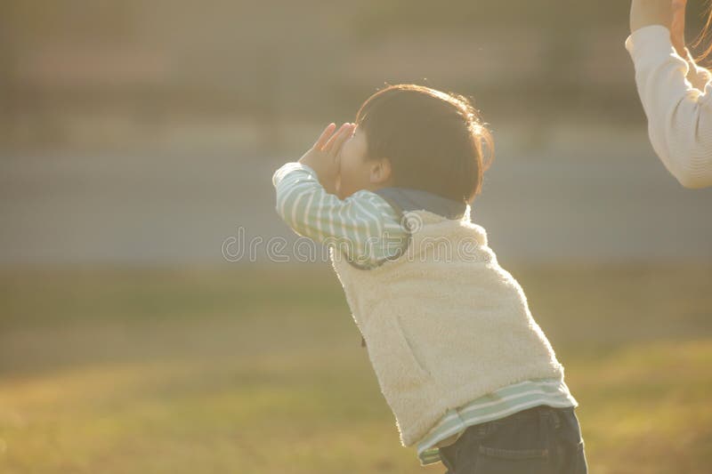 Parents and Children Shouting Out Loud Stock Photo - Image of person ...