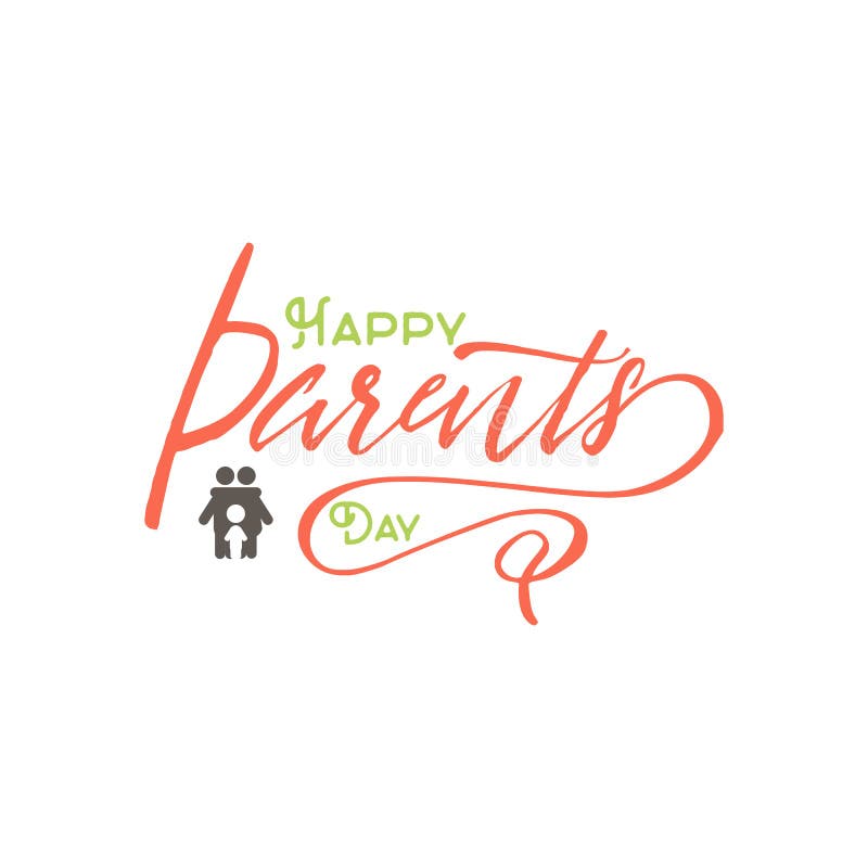 Parents Day Badge Design . Sticker, Stamp, Logo - Handmade. with the ...