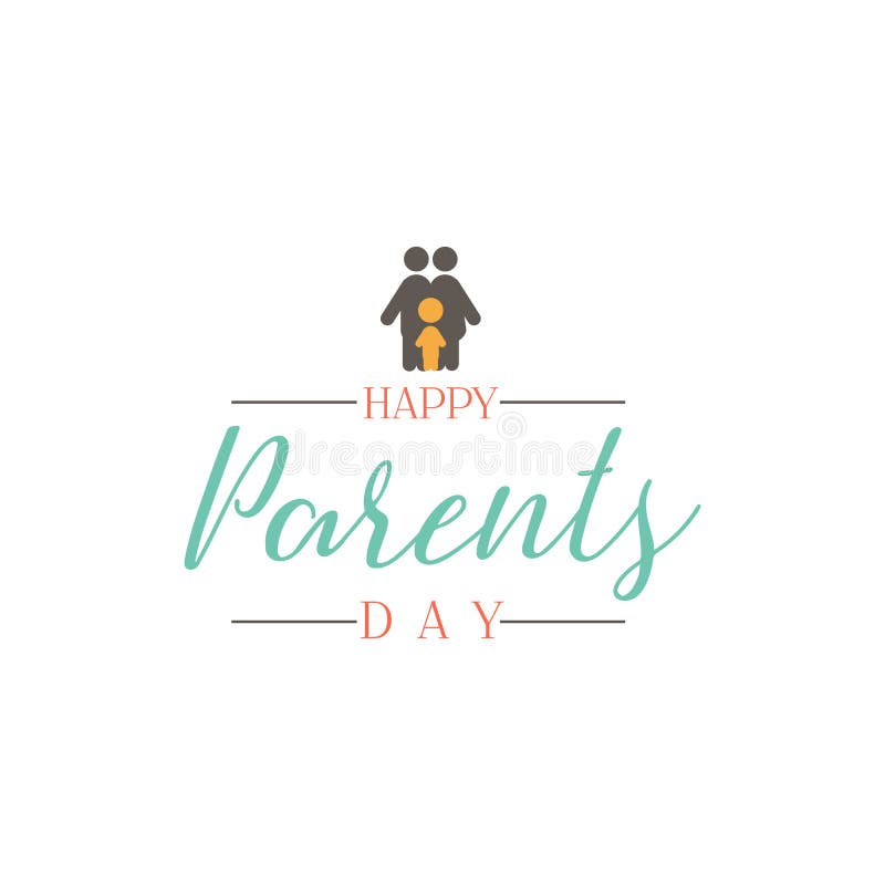 Parents Day Badge Design . Sticker, Stamp, Logo - Handmade. with the ...
