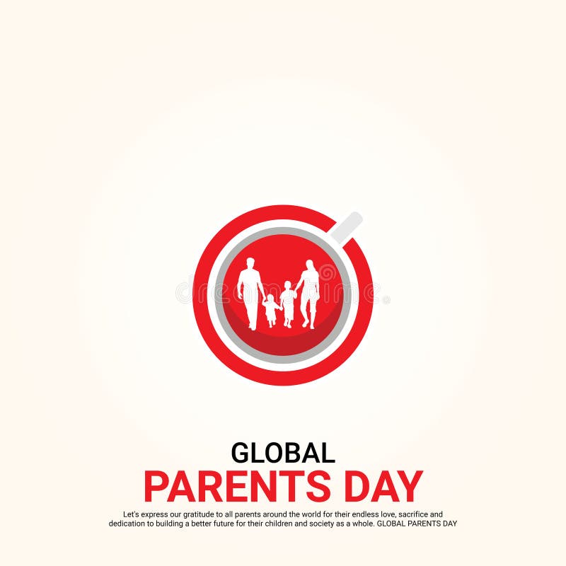 Parents Day Creative Ads Global Parents Day Design Jun 1 Stock ...