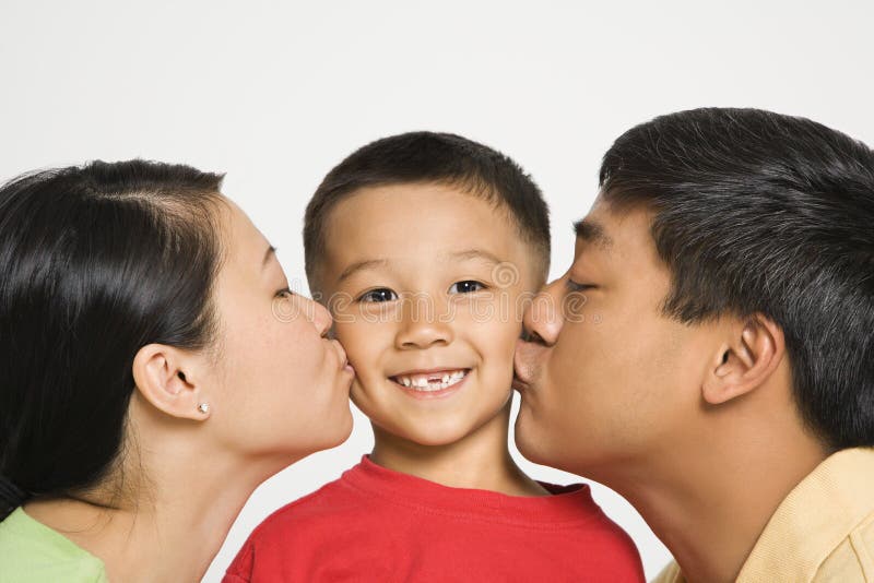 Kissing Mom Front Dad Pranks Stock Photos - Free & Royalty-Free Stock ...