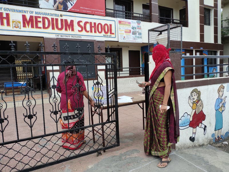 Parents Paying Fees for School in Lockdown Editorial Stock Image ...