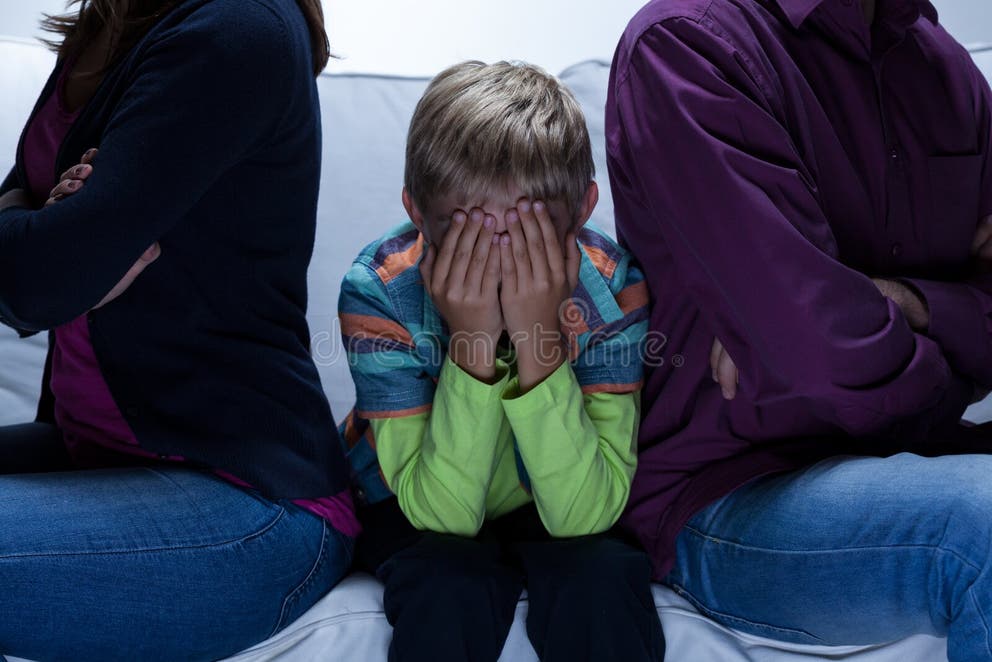 Parents with Problems and Child Stock Image - Image of parent ...