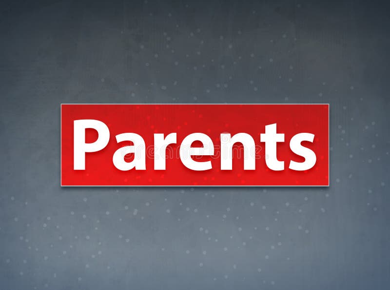 Parents Red Banner Abstract Background Stock Illustration ...