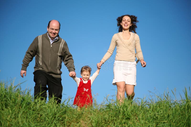 Parents running stock photo. Image of life, glasses, females - 2641242