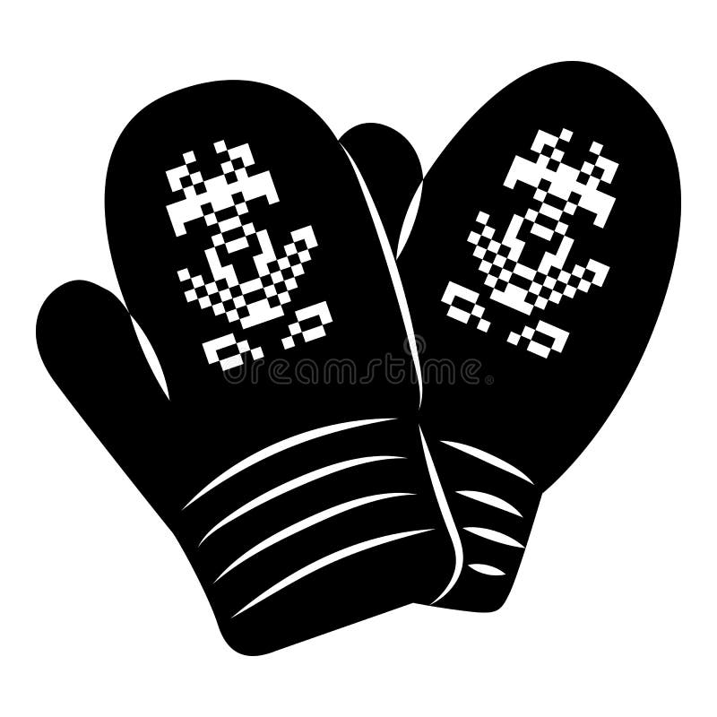 Pares De Icono De La Manopla, Estilo Simple Ilustración del Vector ...