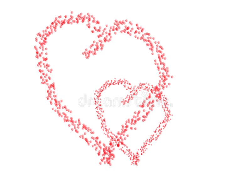 Pares del corazón stock de ilustración. Ilustración de azul - 11075848