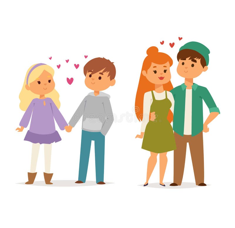 Pares en vector del amor ilustración del vector. Ilustración de ...
