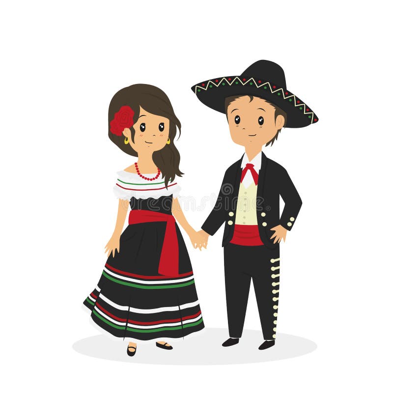 Pares Mexicanos Que Realizan La Danza De Jarabe Tapatio De México ...