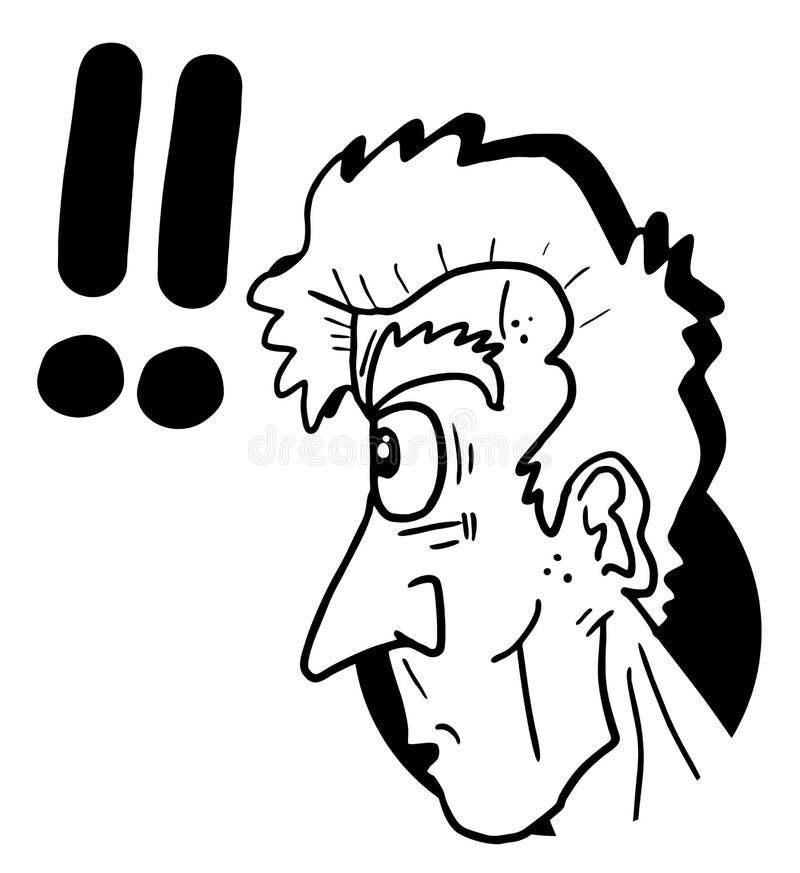 Parezca sorprendido ilustración del vector. Ilustración de pegatina ...