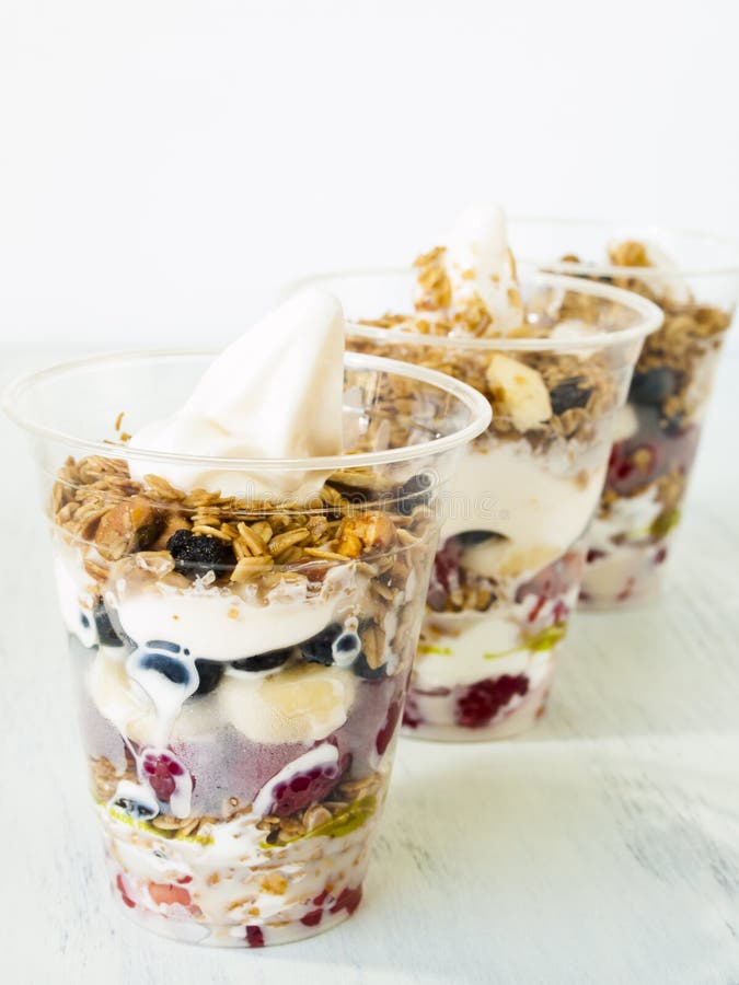 Parfait stock photo. Image of spoon, white, kitchenware - 25757792