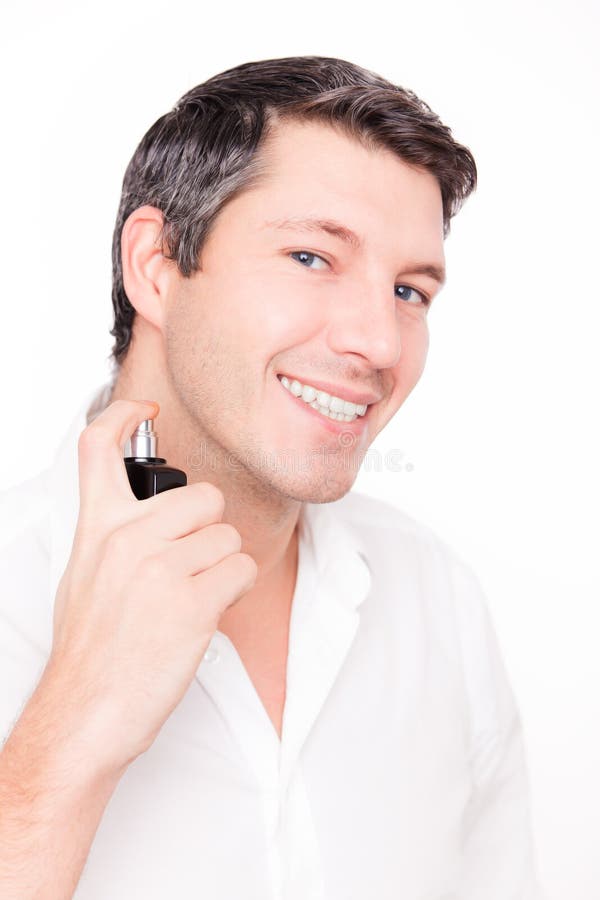 Parfum man stock image. Image of hygiene, bathroom, fashion - 23391639
