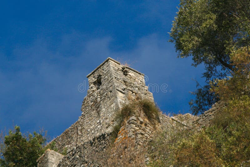 Venetian Castle of Parga Greece Stock Photo - Image of castle, greece ...
