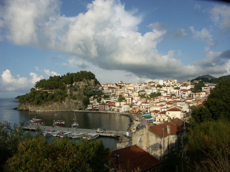 Parga - Greece stock image. Image of seaboard, blue, greece - 5936115