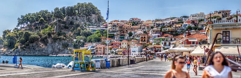 Parga editorial photo. Image of greece, port, colors - 99679186