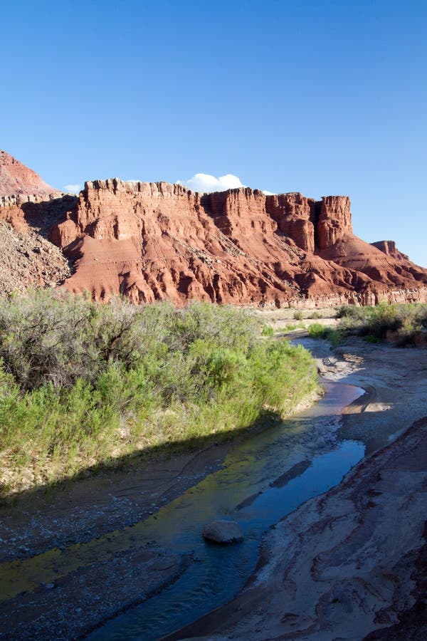 Paria River in the Arizona Strip Stock Photo - Image of canyon, paria ...